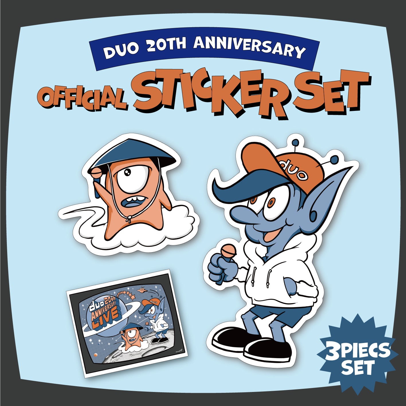 DUO 20th Anniversary STICKER SET – dmxonline